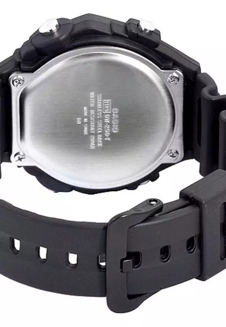 Buy CASIO Men Digital Watch DW-290-1VS Black Resin Strap (PP-01) 2025 ...