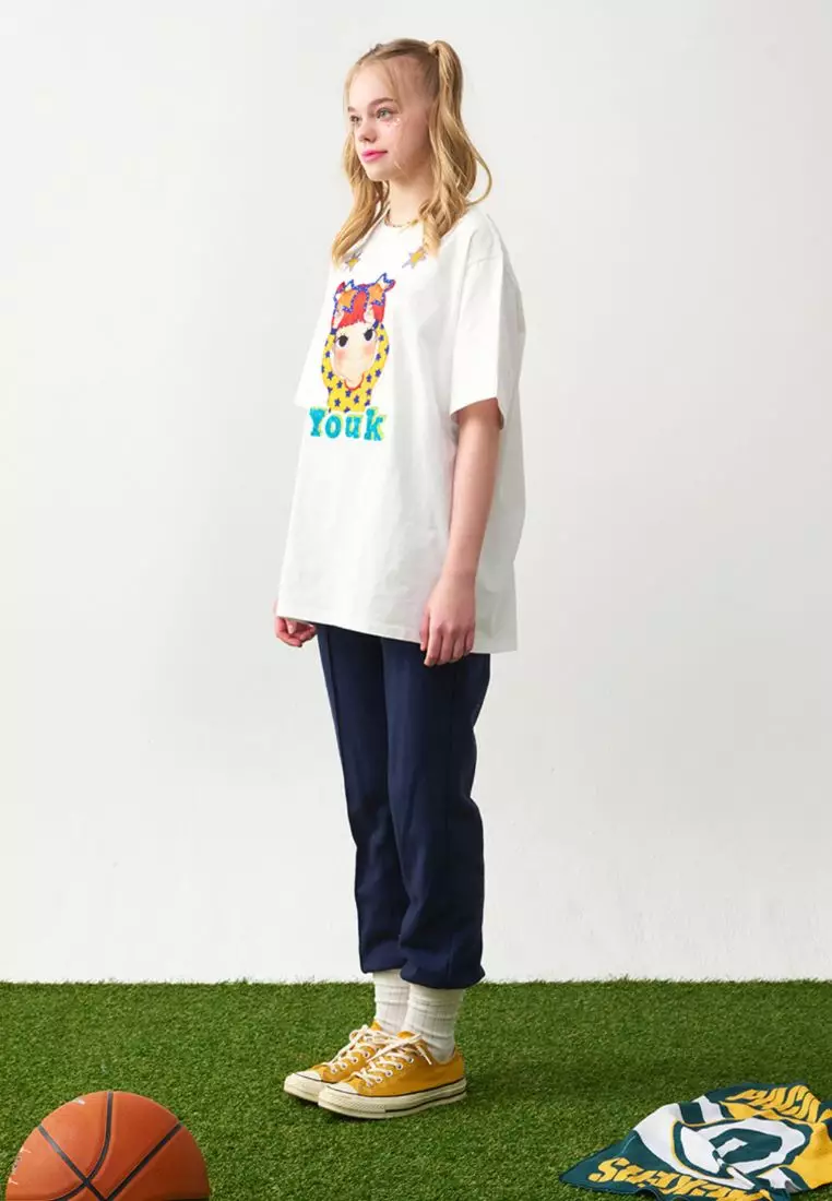 Jual Youk Shim Won Colorful T-Shirt F White Gaeddong Original 2024 ...
