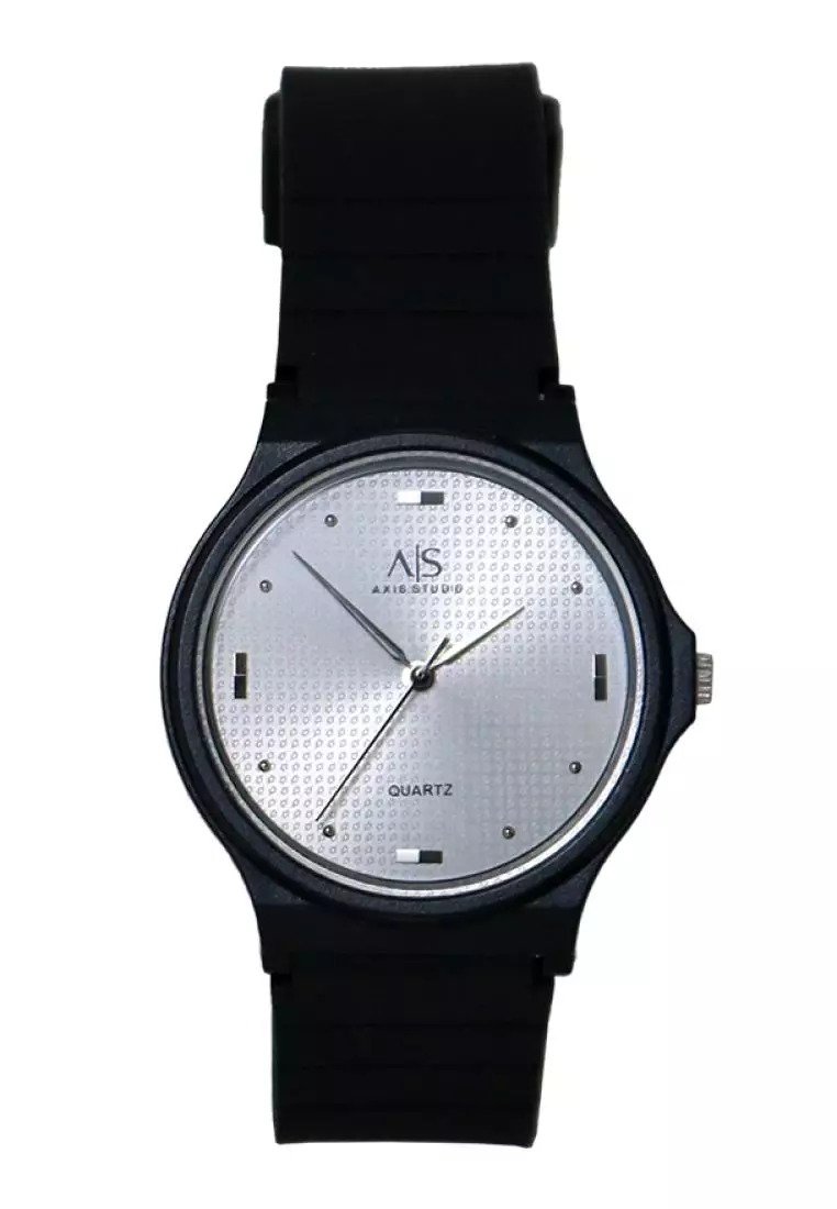 Buy Axis Axis Andy Black/Silver Dial Analog Resin Unisex Watch AP3373 ...