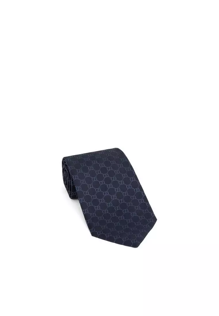 Buy Gucci Gg Pattern Silk Tie 2025 Online | ZALORA