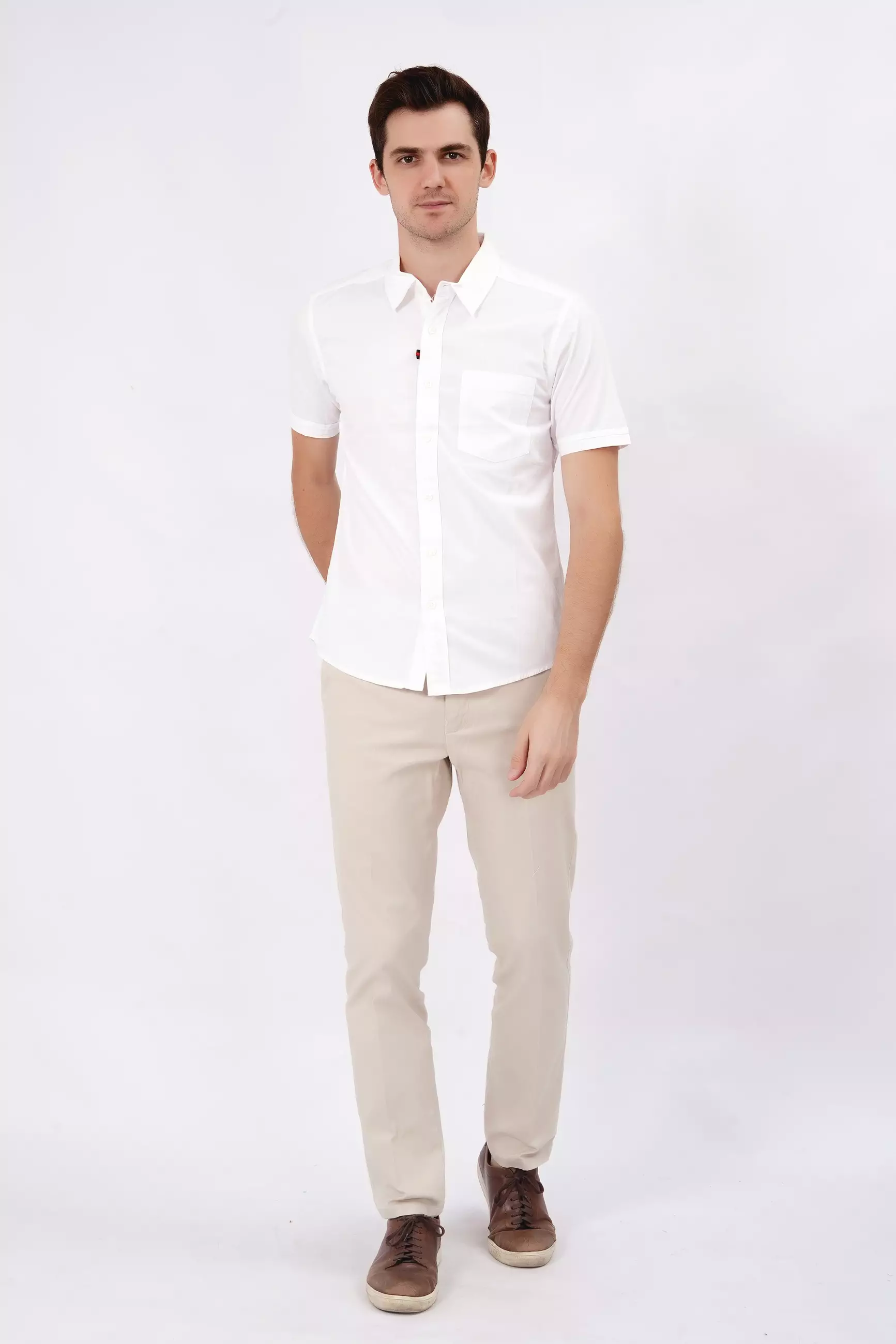 Jual YEGE YEGE Short Sleeve Solid Shirt 6119 Original 2024 | ZALORA ...