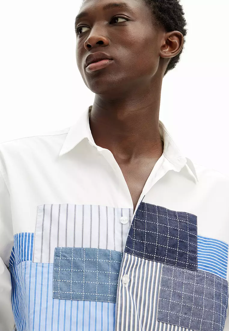 Buy Desigual Desigual Man Patch shirt. 2026 Online | ZALORA