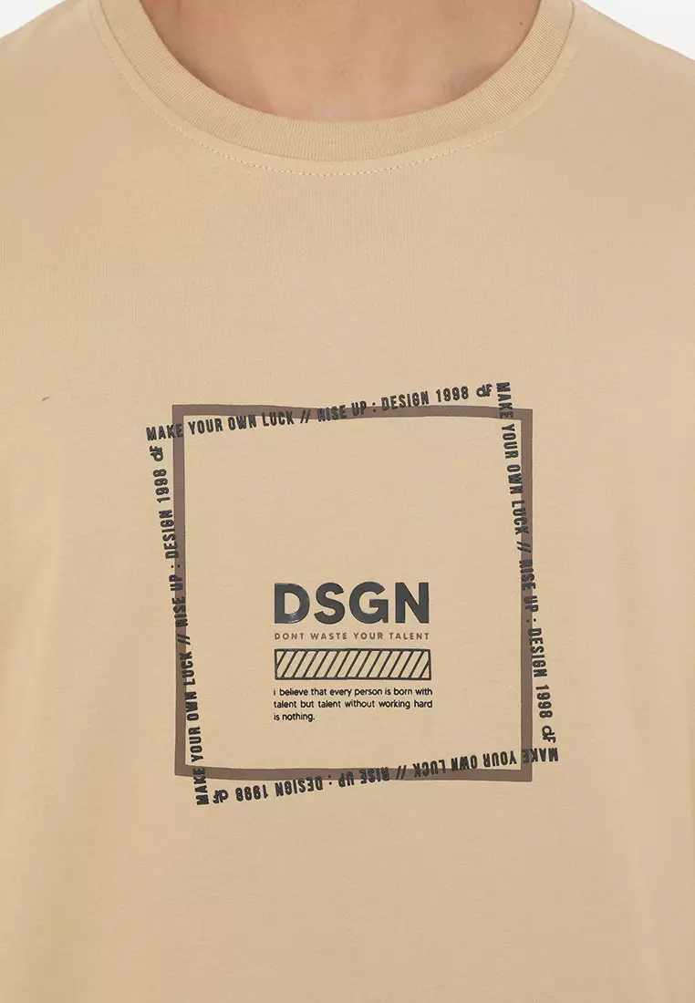 Jual D&F T-Shirt D&F Dsgn Curds And Whey Khaky Original 2026 | ZALORA ...