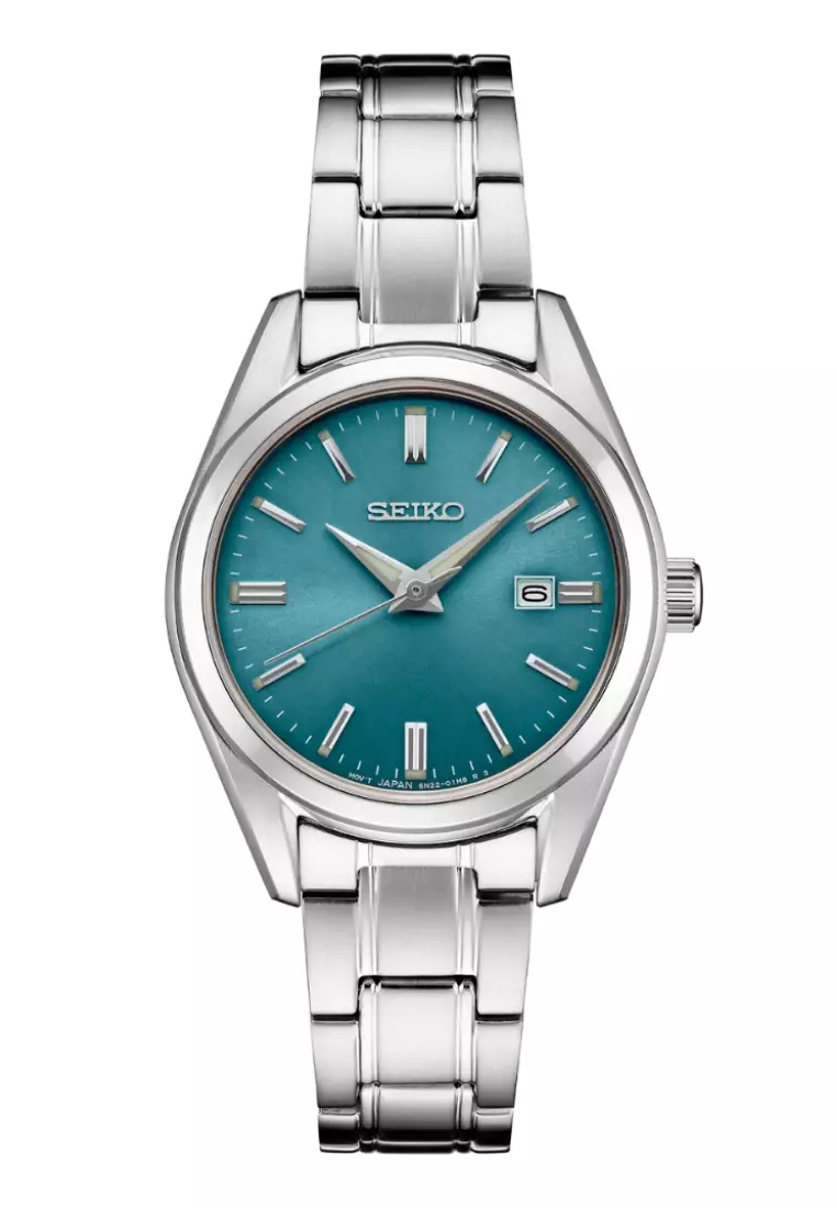 Buy Seiko Seiko Lady Essentials Collection Blue Sunray Dial Sapphire ...