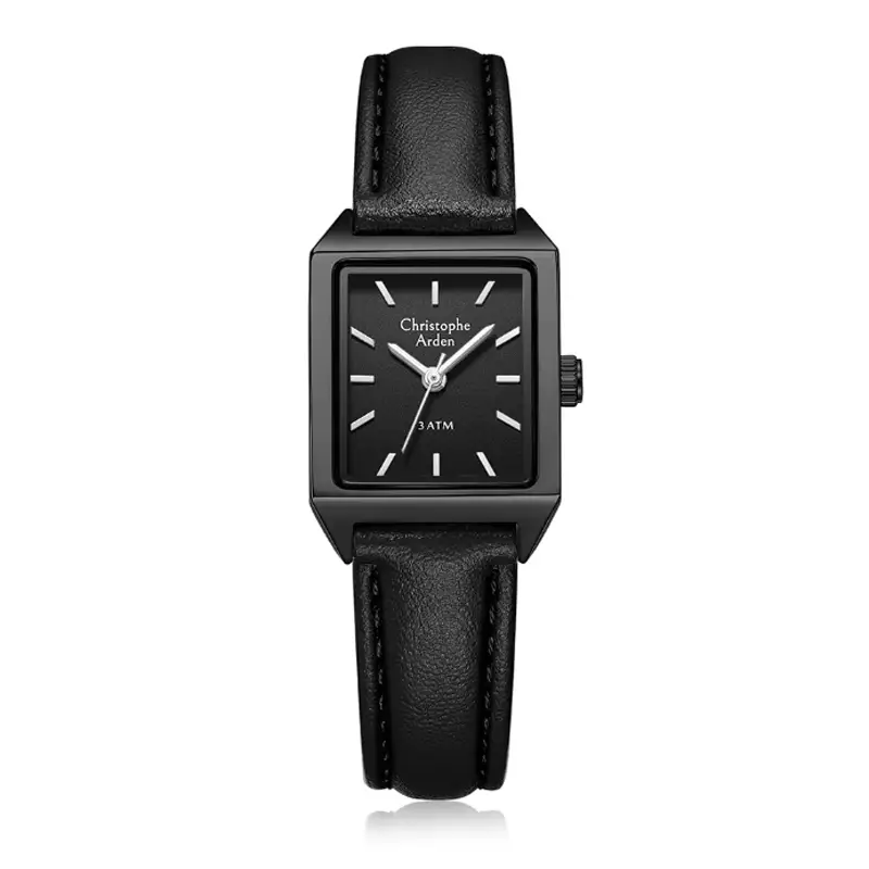 Jual Christophe Arden Christophe Arden CA 1004 Full Black Leather Lady ...
