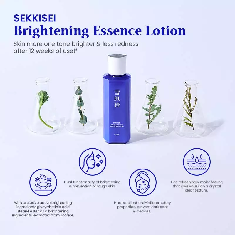 Jual KOSE KOSE Sekkisei Brightening Essence Lotion - 350ml Original ...