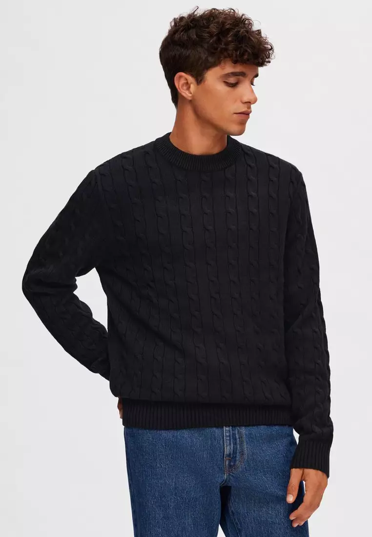 Buy Selected Homme Ryan Structure Crew Neck Sweater Online | ZALORA ...