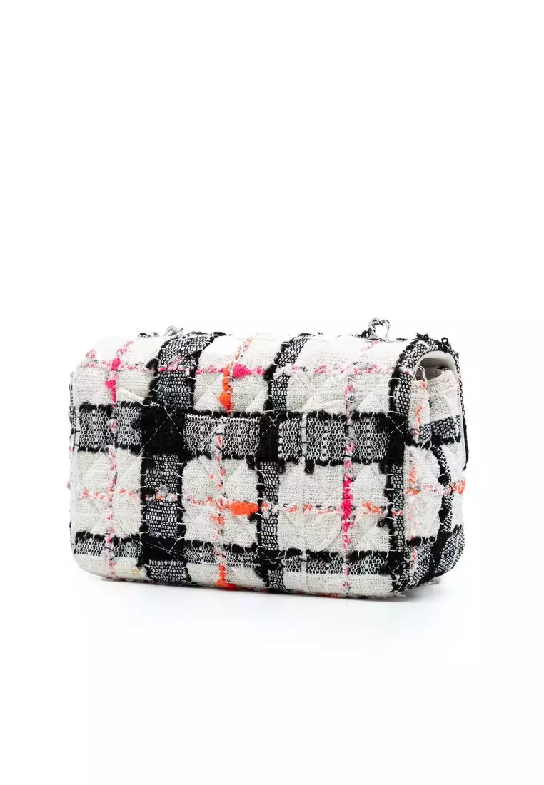 Buy Chanel Pre-Loved Chanel Mini Rectangular Classic Tweed Check Single ...
