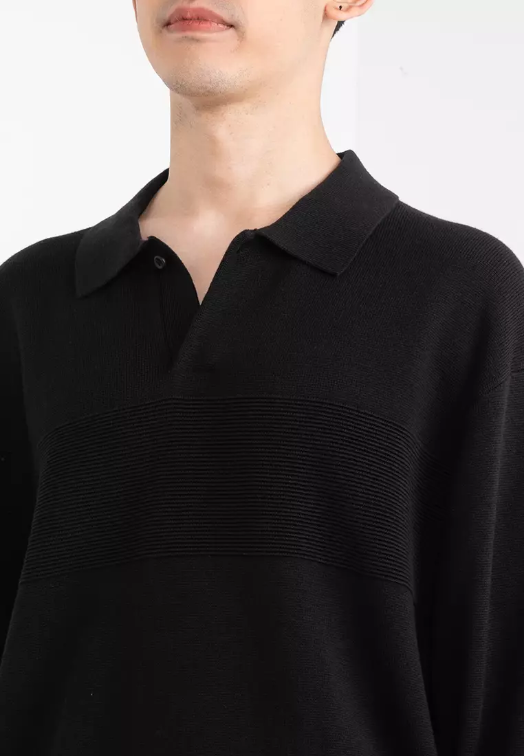 Calvin Klein Logo Rugby Sweater 2025 | Buy Calvin Klein Online | ZALORA ...