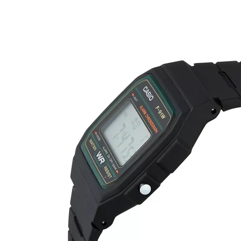 Jual CASIO [CLEARANCE APR] Jam Tangan Pria Casio General F-91W-3DG Digital Dial Black Resin Band ...