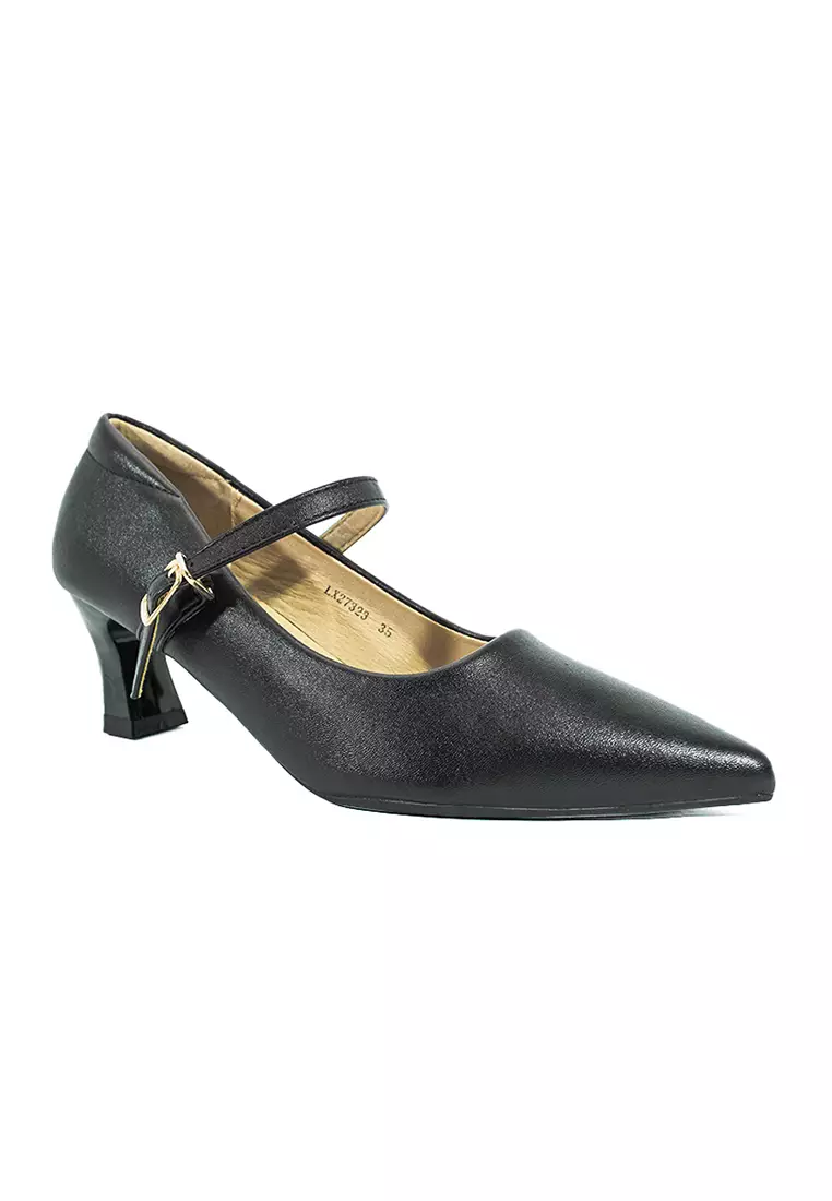 Buy Mario D' boro Runway Women's College Pumps Shoes LX 27323 Black C54 ...