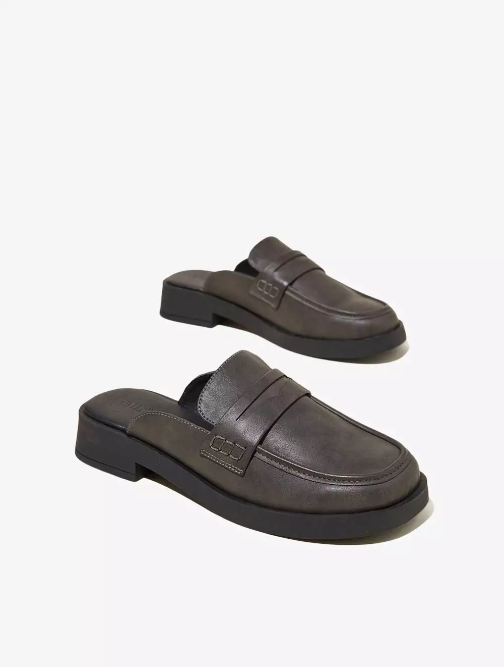 Jual Rubi Rubi - Sepatu Wanita - Clarissa Mule - Grey Distressed Vegan ...