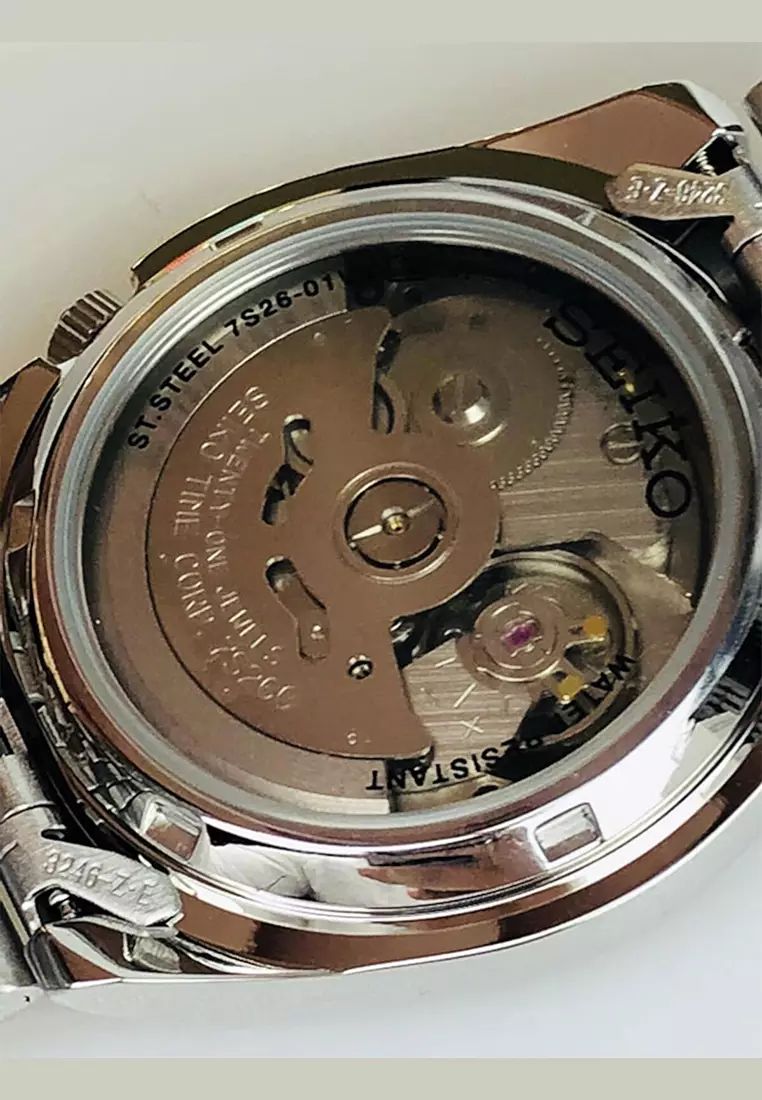 Jual Seiko Seiko SNK381K1 - Jam Tangan Automatic Pria - Silver Black ...
