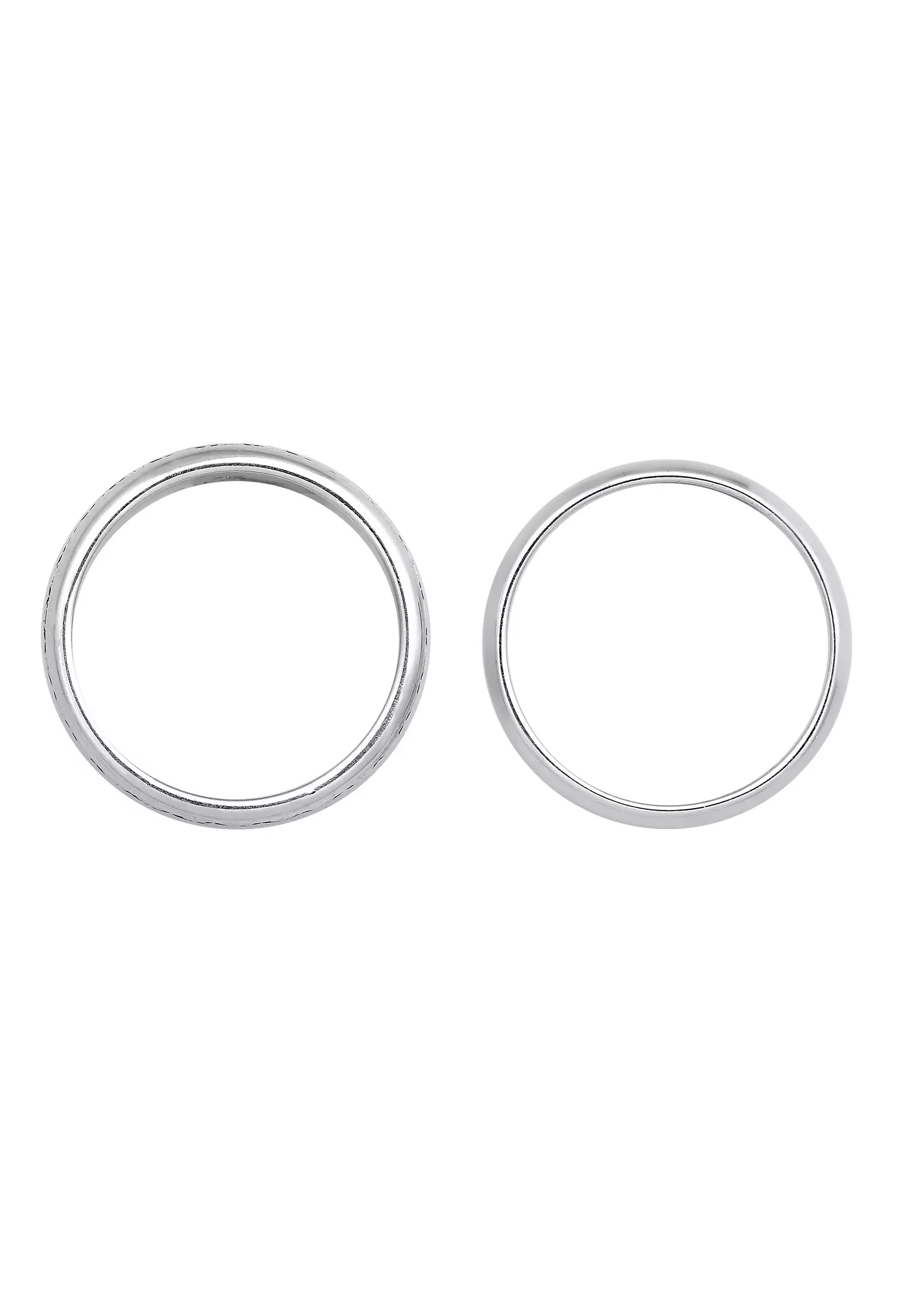 Buy Kuzzoi Men's Silver Lattice and Band Ring Set 2026 Online | ZALORA