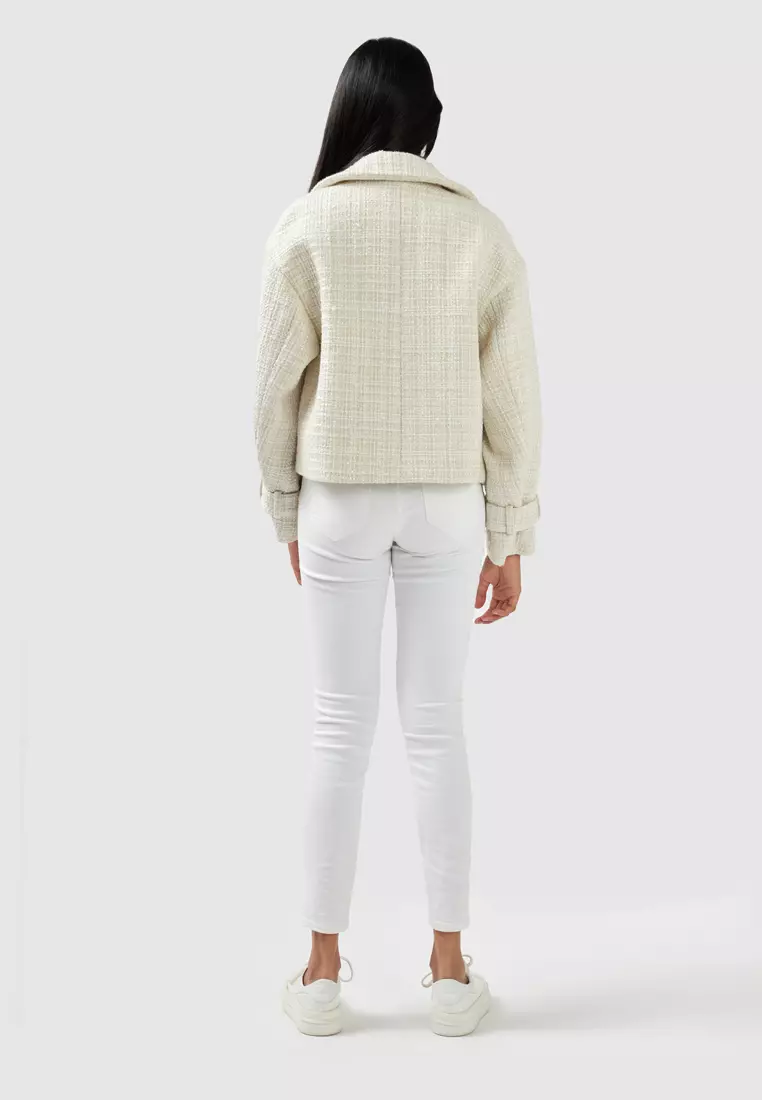 Buy Belle & Bloom Power Over Me Tweed Jacket 2025 Online | ZALORA ...