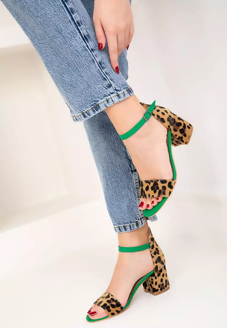 Buy Soho Strappy Mid Block Heels Online | ZALORA Malaysia