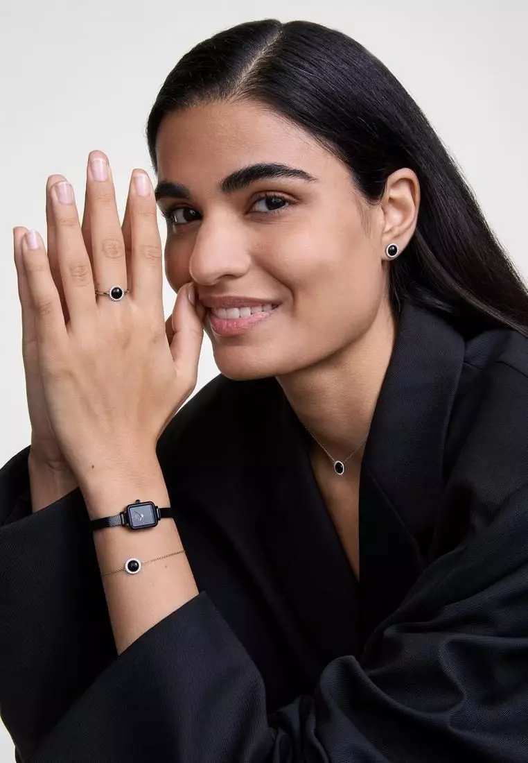 Buy Daniel Wellington Quadro Mini Reflection Black - Women Watch ...