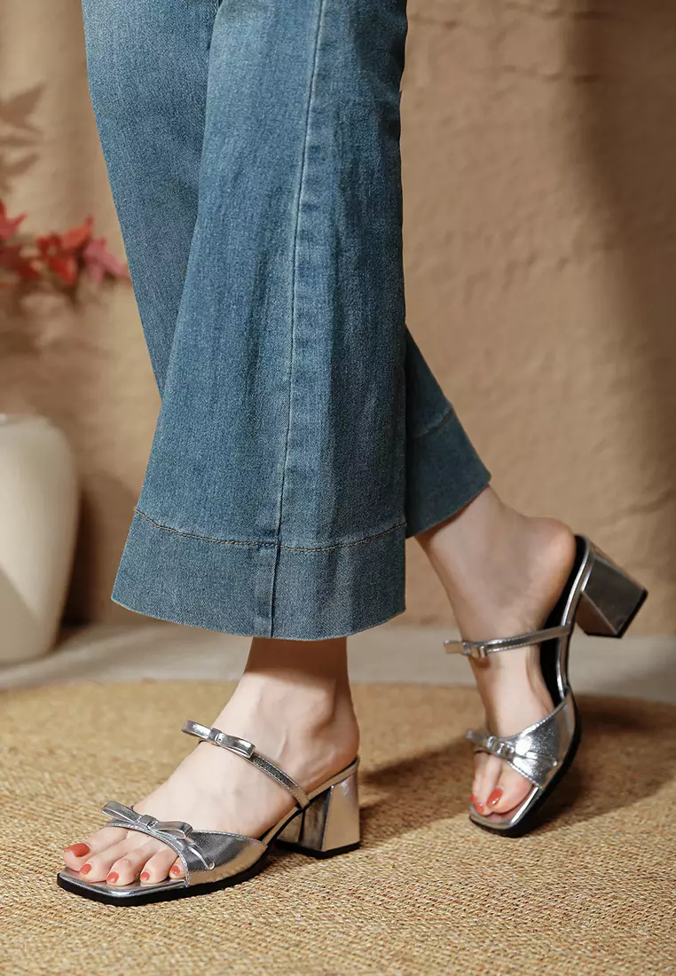 Twenty Eight Shoes 6CM Double Bow Strap Heel Sandals TE191-2 2025 | Buy ...