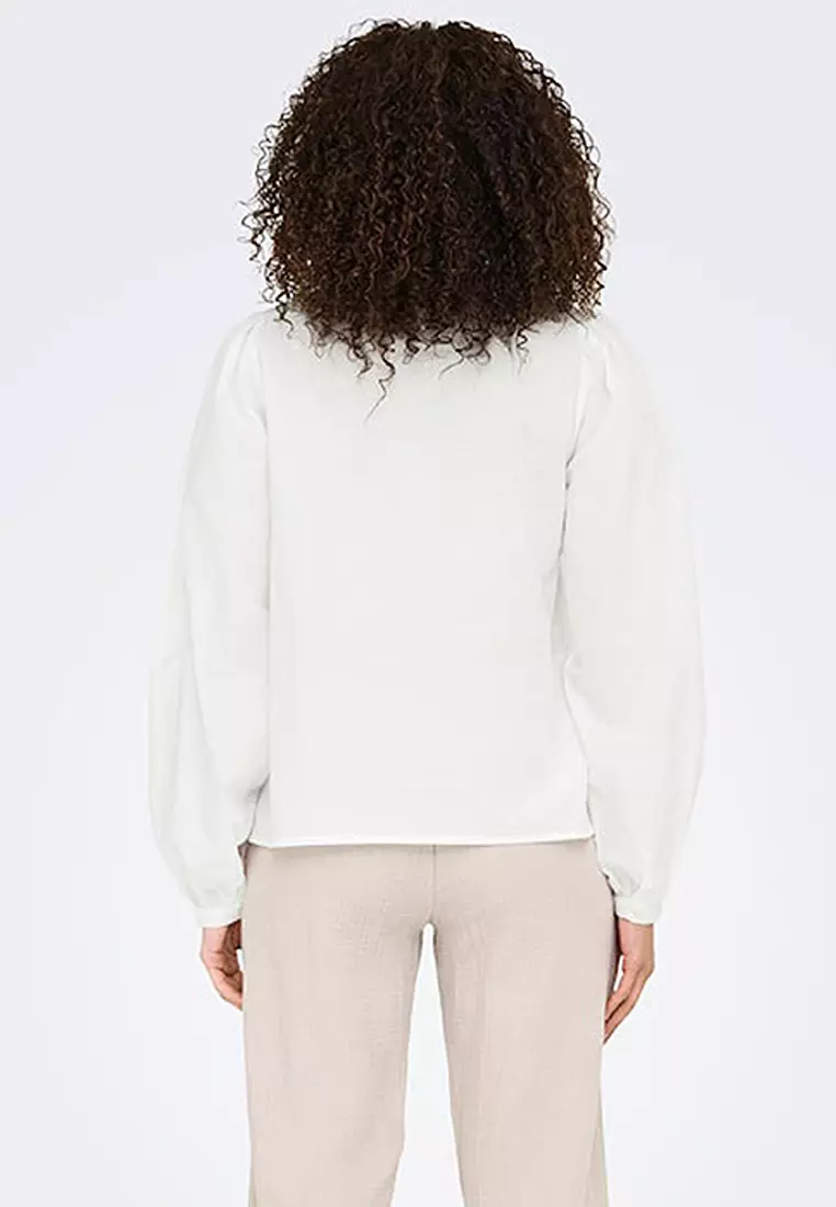 Buy JACQUELINE DE YONG Long Sleeves Anglaise Top 2025 Online | ZALORA