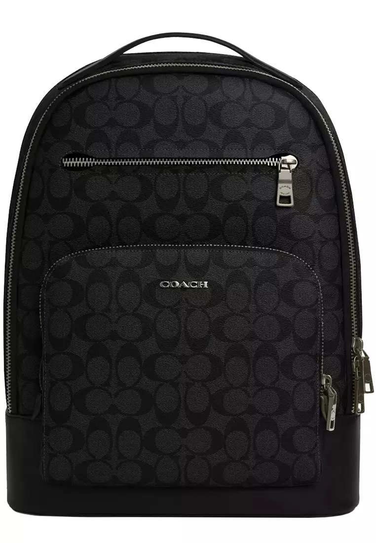 線上選購 Coach Coach Ethan Backpack Bag In Signature Canvas in Black CL962 ...