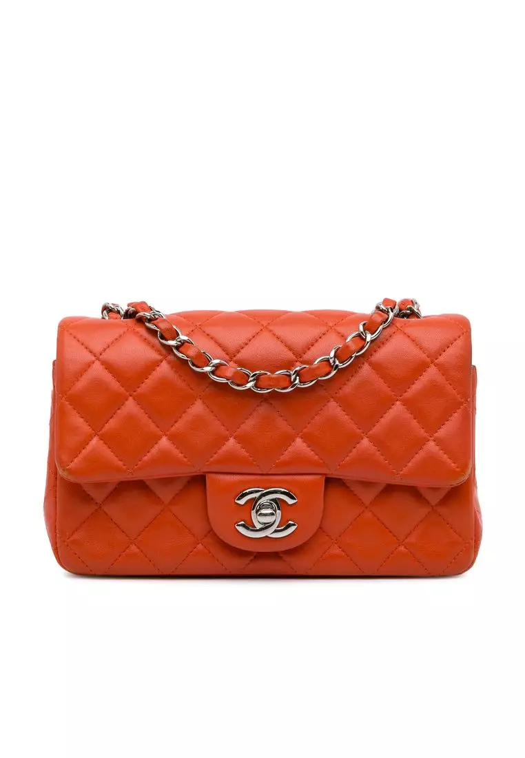 Buy Chanel Pre-Loved Chanel Mini Rectangular Classic Lambskin Single ...