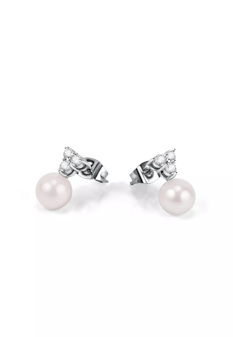 Buy Morellato Morellato Perla Women's Silver 925 Pearl Earrings SAER52 ...
