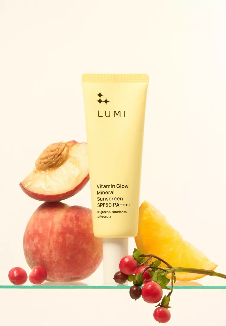 Buy Lumi Beauty LUMI Vitamin Glow Mineral Sunscreen SPF50 PA++++ (50ml ...