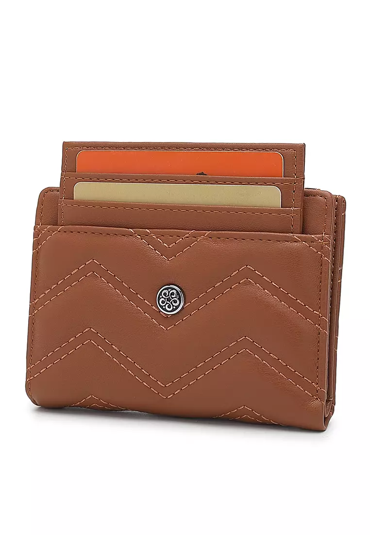 Buy Wild Channel Women's Quilted Bi Fold Purse With Card Holder Online ...