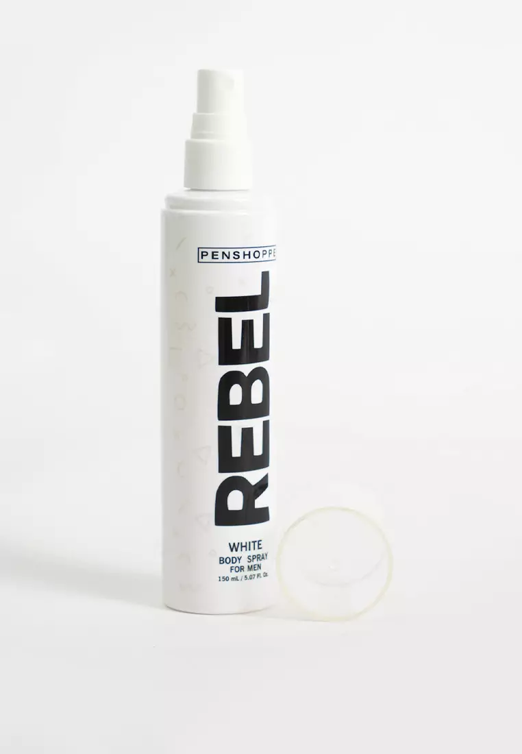 Buy Penshoppe Rebel White Body Spray For Men 150ML 2025 Online | ZALORA ...