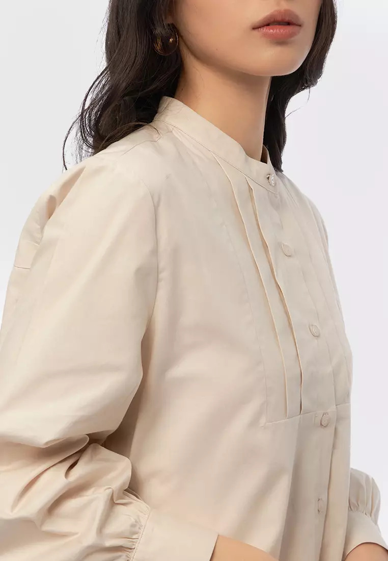 Jual Executive Tunic with Pleated Bib Details Original 2025 | ZALORA ...