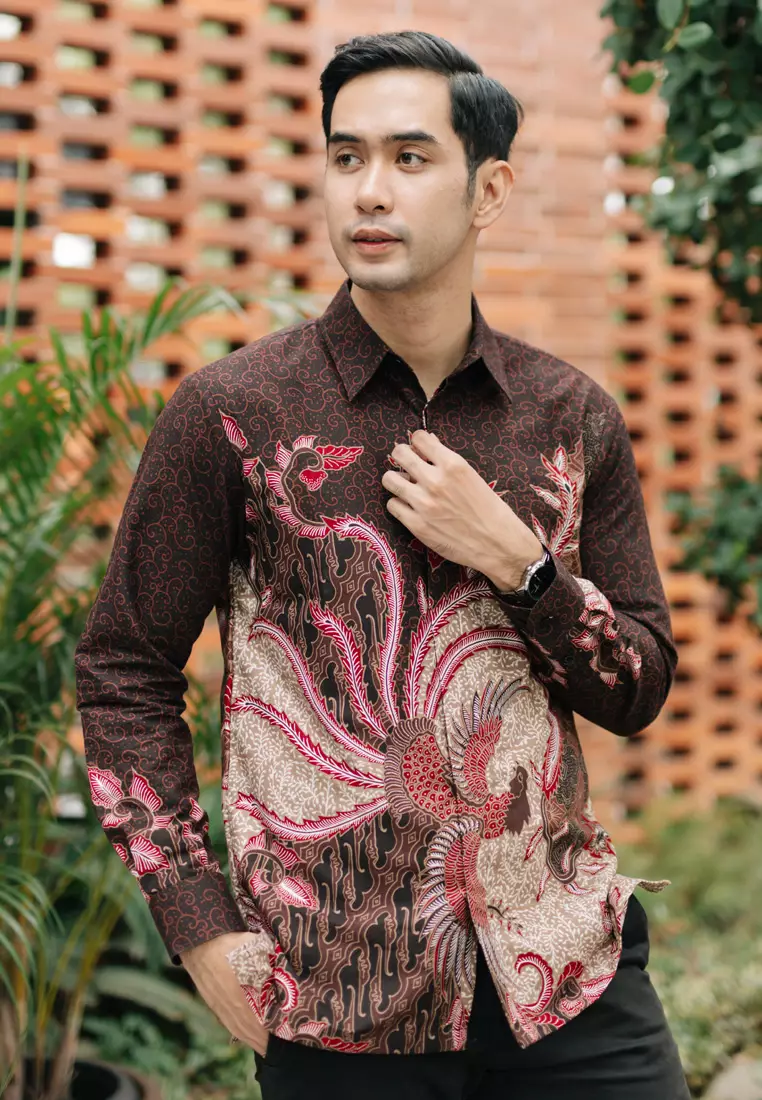 Jual Hadinata Batik Hadinata Batik Pria Kemeja Panjang Furing Farish ...