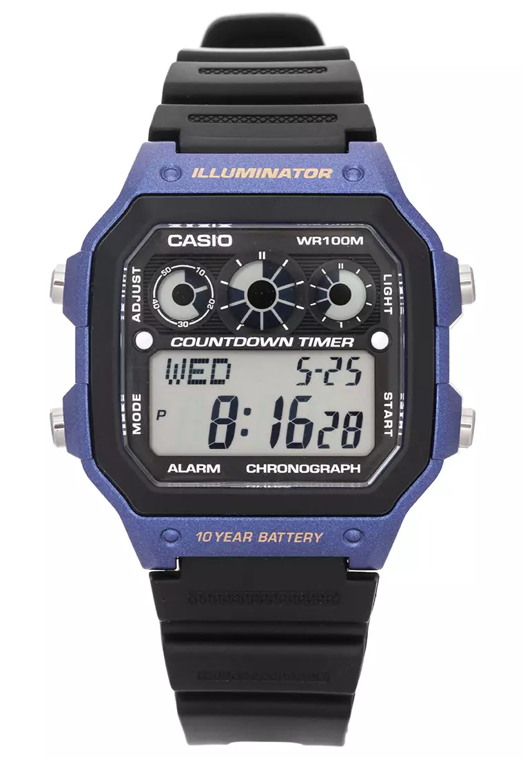 Buy Casio Digital Watch AE-1300WH-2AVDF 2025 Online | ZALORA Philippines