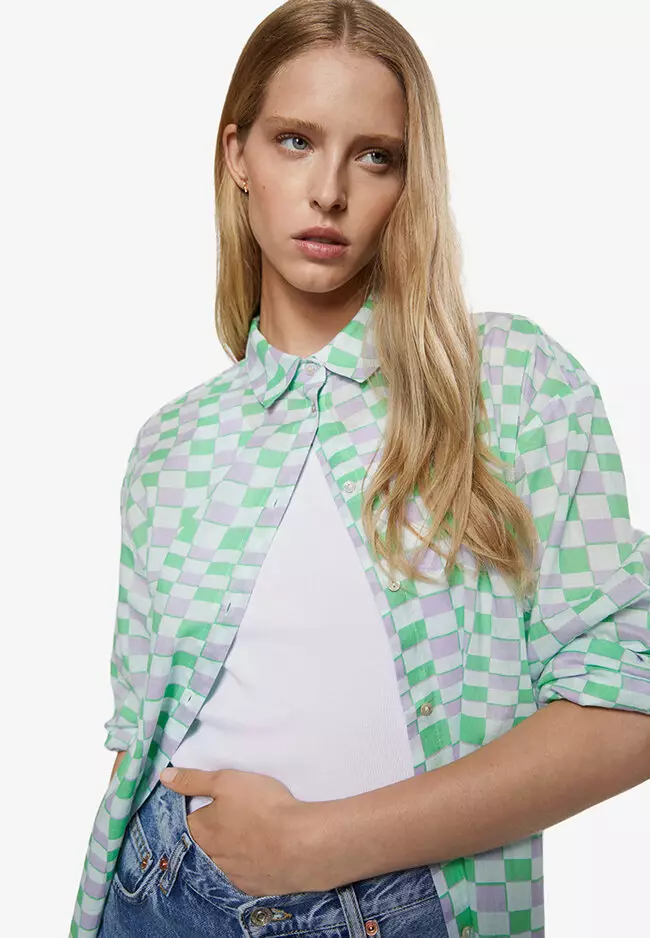 Buy Mango Printed Cotton Shirt 2024 Online Zalora Philippines