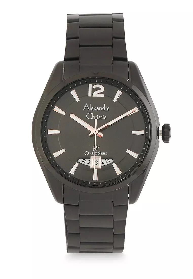 Jual Alexandre Christie Alexandre Christie Jam Tangan Pria - Black ...