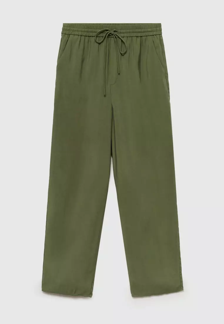 Jual Mango Modal Straight Pants Original 2024 | ZALORA Indonesia