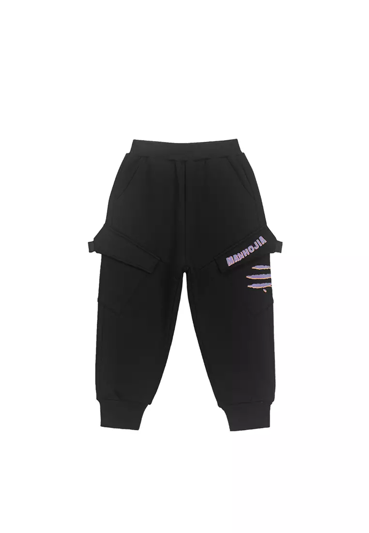 Buy M.Latin Relaxed Jogger Pants With Slanted Side Pockets 2025 Online ...