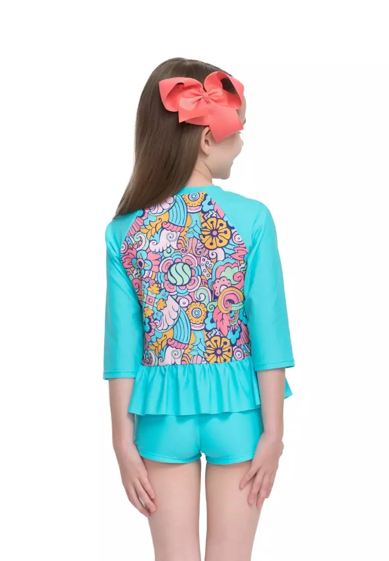 Buy Sunseeker Doodle Fun Girl Rash Guard Set 2025 Online | ZALORA ...
