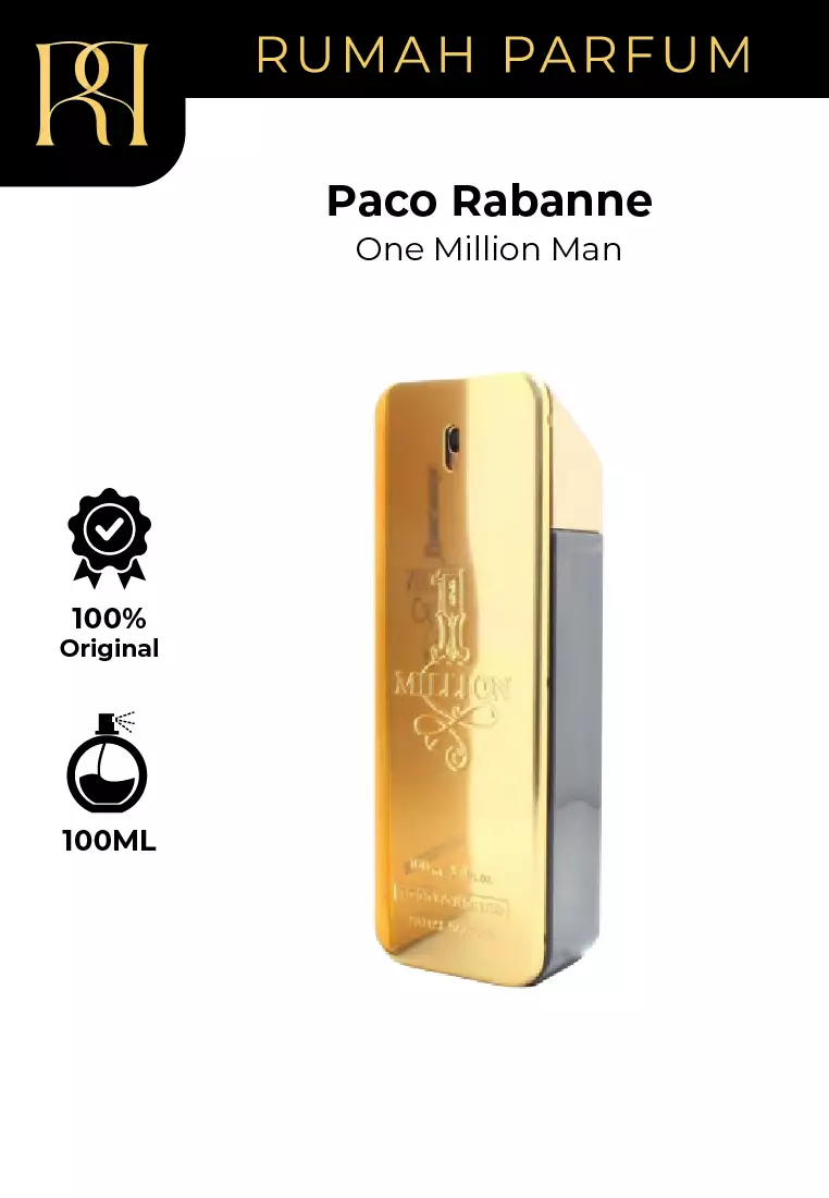 Jual Paco Rabanne Paco Rabanne One Million Man 100 ML Original 2024 ...