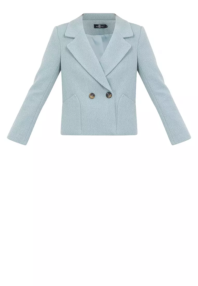 Buy Well Suited Textured Woolen Jacket 2026 Online | ZALORA Philippines