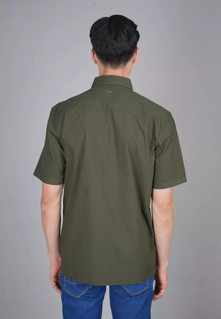 Jual LGS LGS - Kemeja Casual Pria - Lengan Pendek - Motif Polos - CSH ...