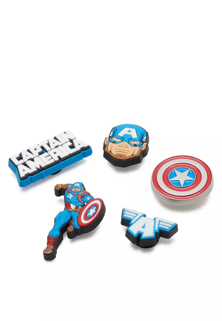 Buy Crocs Captain America 1 Jibbitz Online | ZALORA Malaysia