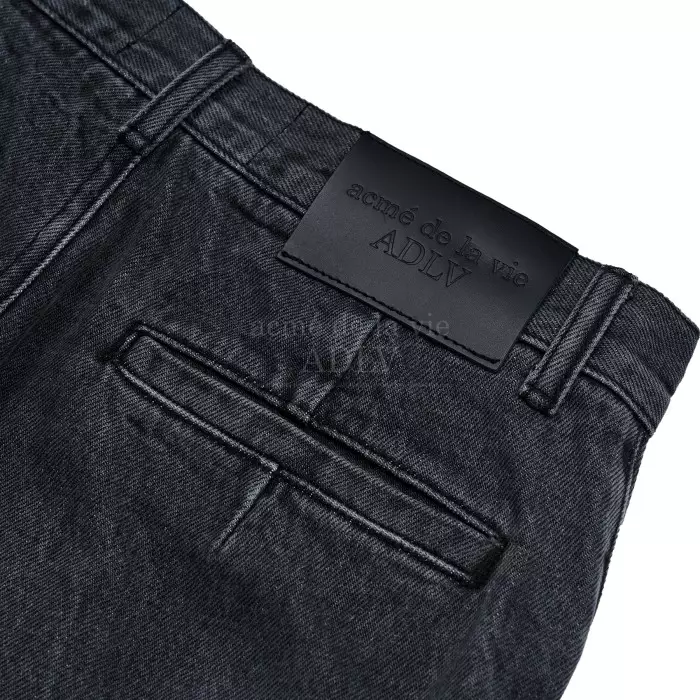 Jual Acme De La Vie SEGREGATED POCKET DENIM SET UP PANTS BLACK Original ...