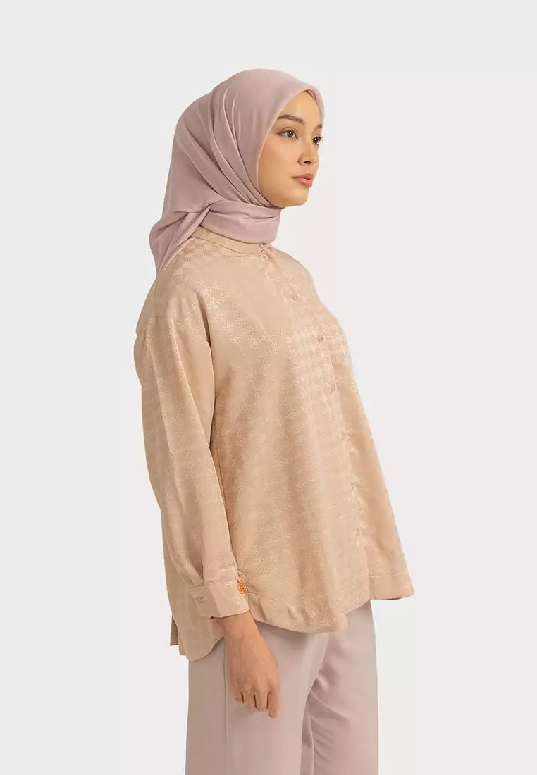 Jual Riamiranda ZALORAYA Ria Miranda Coral Sands Amna Top Original 2025 | ZALORA Indonesia