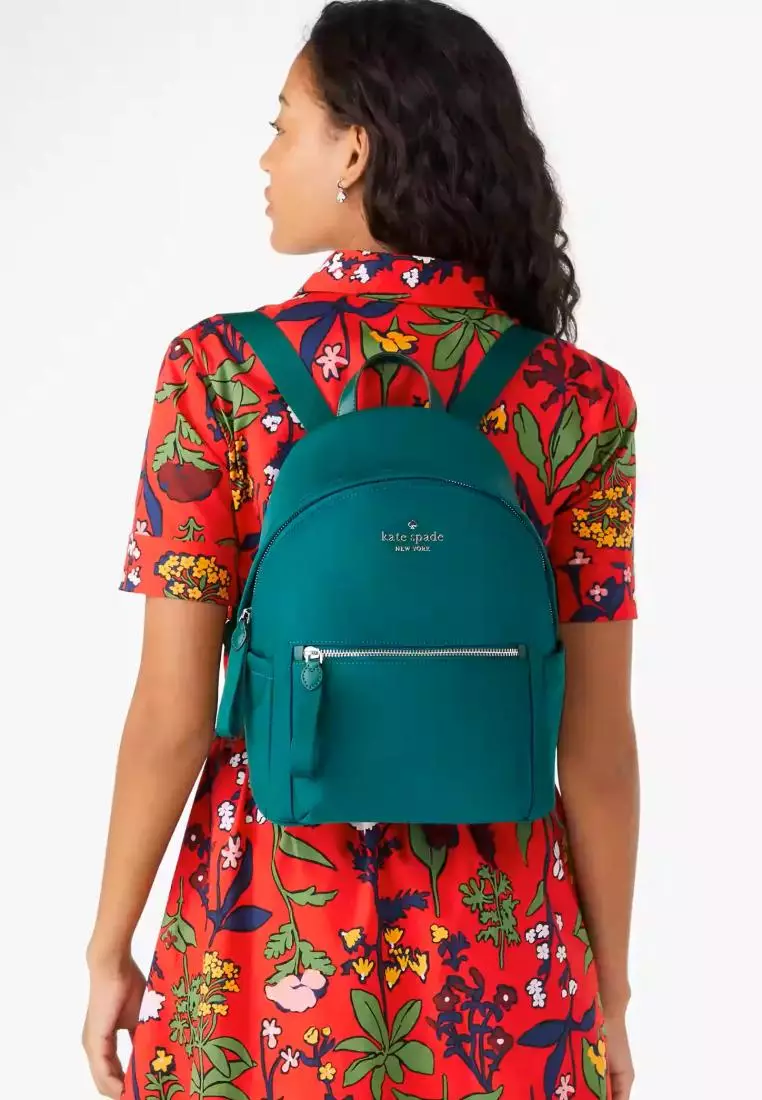Jual Kate Spade Kate Spade Chelsea Medium Backpack Deep Jade Original ...