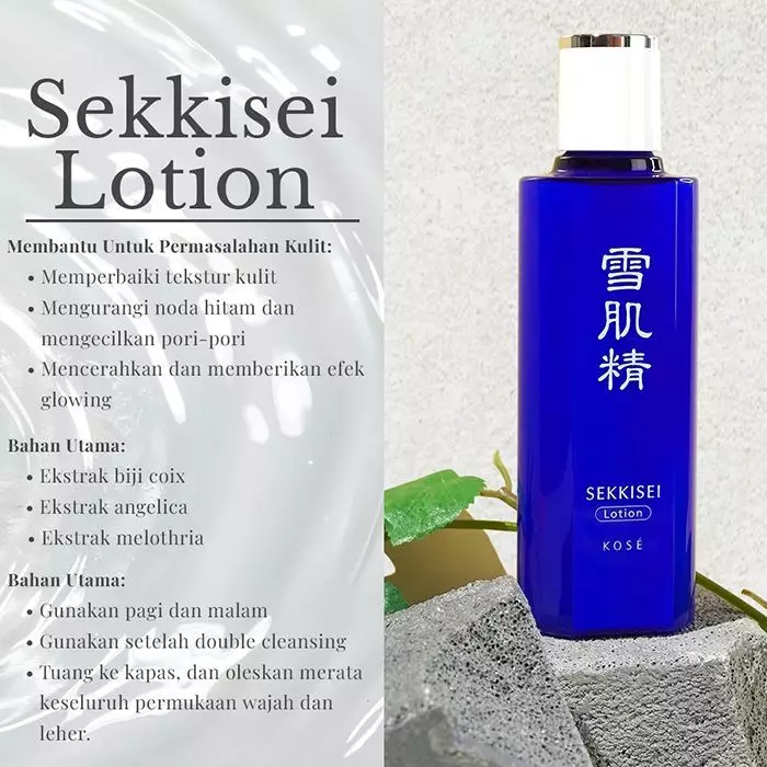 Jual KOSÉ KOSE Sekkisei Lotion 200 ml | Toner Wajah Original 2026 ...