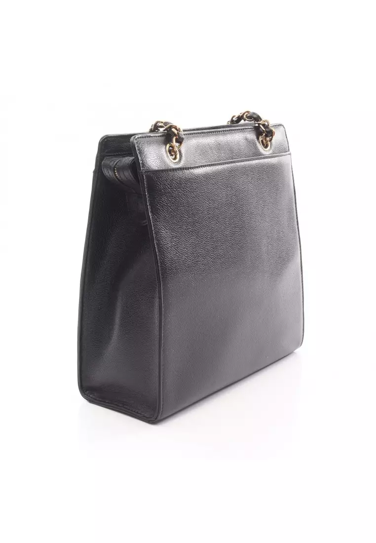 Buy Chanel Pre-Loved Chanel coco mark Shoulder bag tote bag turn lock ...