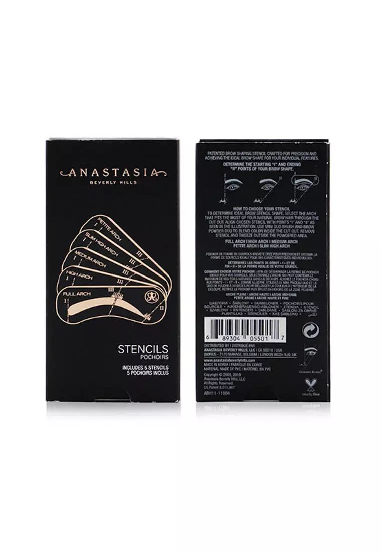 Buy Anastasia Beverly Hills Anastasia Beverly Hills Eyebrow Stencils 5pcs 2024 Online Zalora