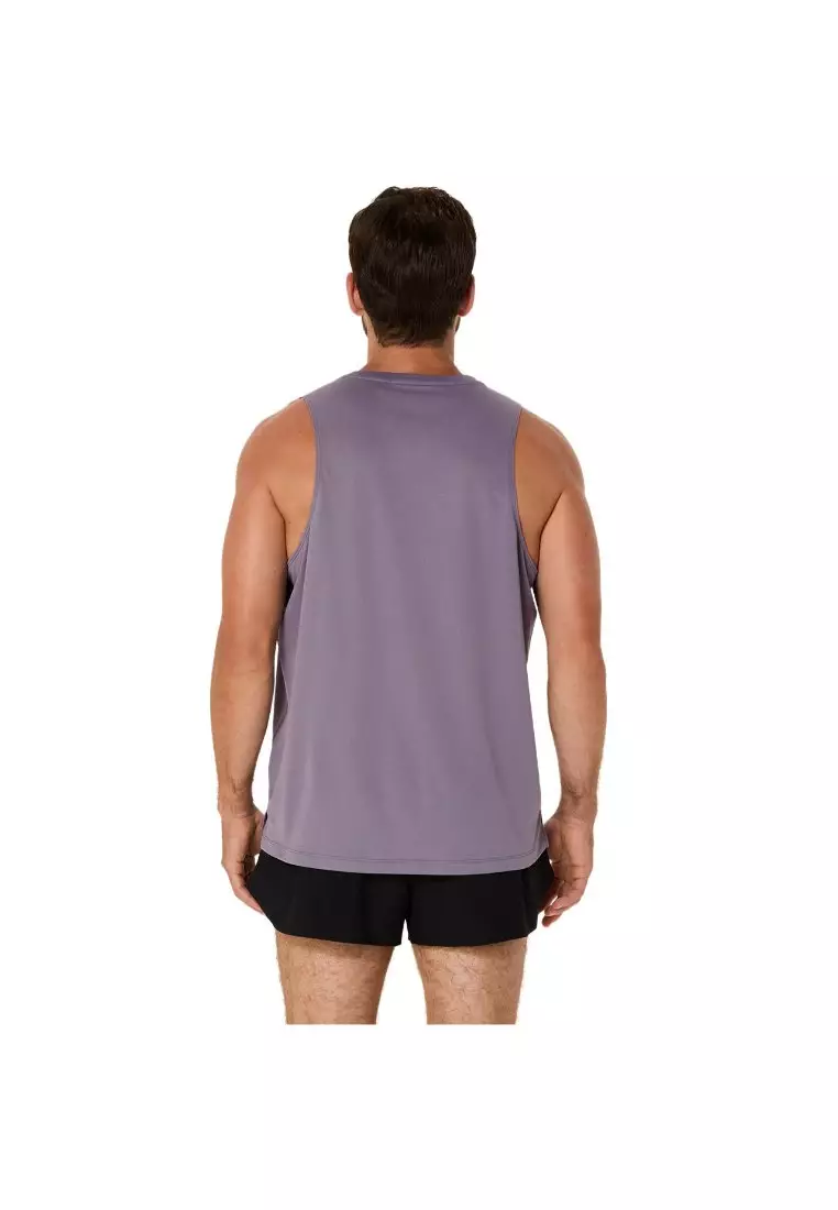 Buy ASICS Men SILVER SINGLET 2025 Online | ZALORA
