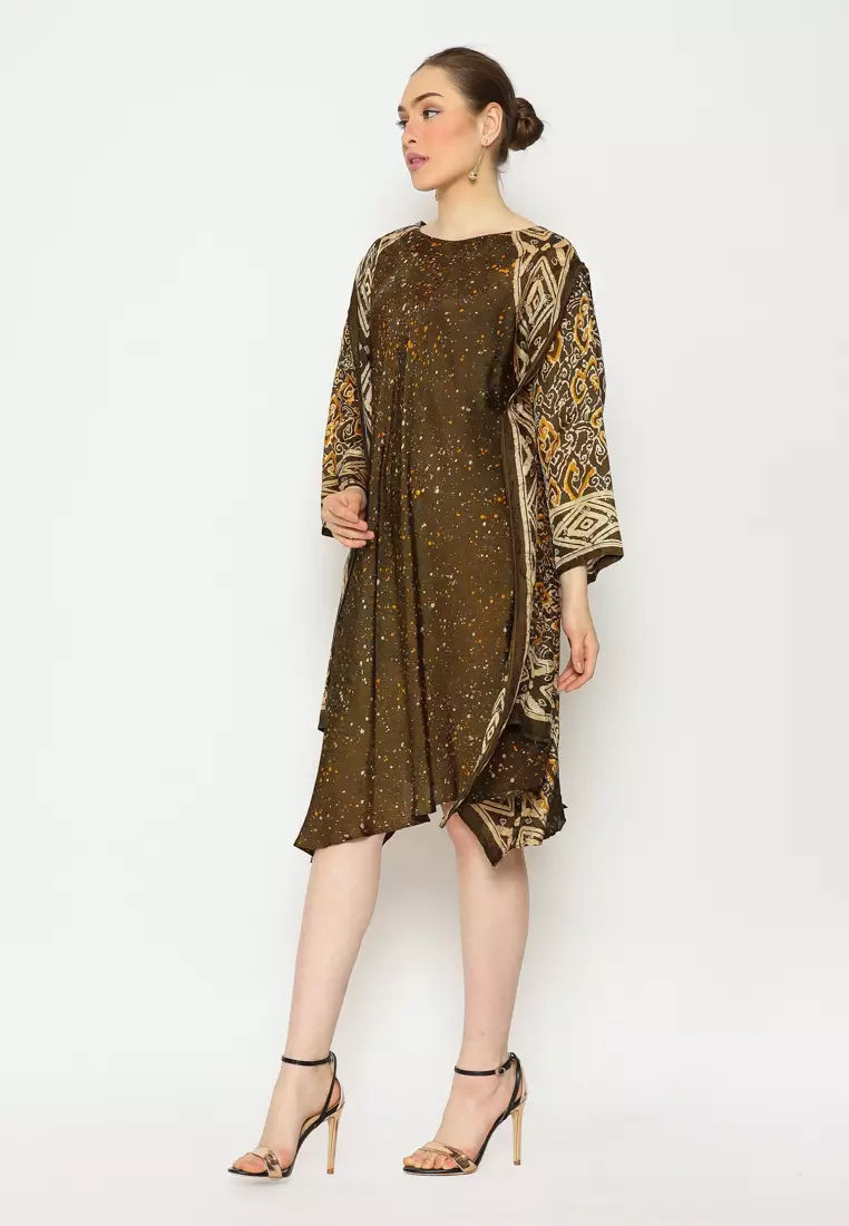 Jual RINJANIE BATIK RINJANIE BATIK - Dress Batik Wanita - Dress Bombai ...