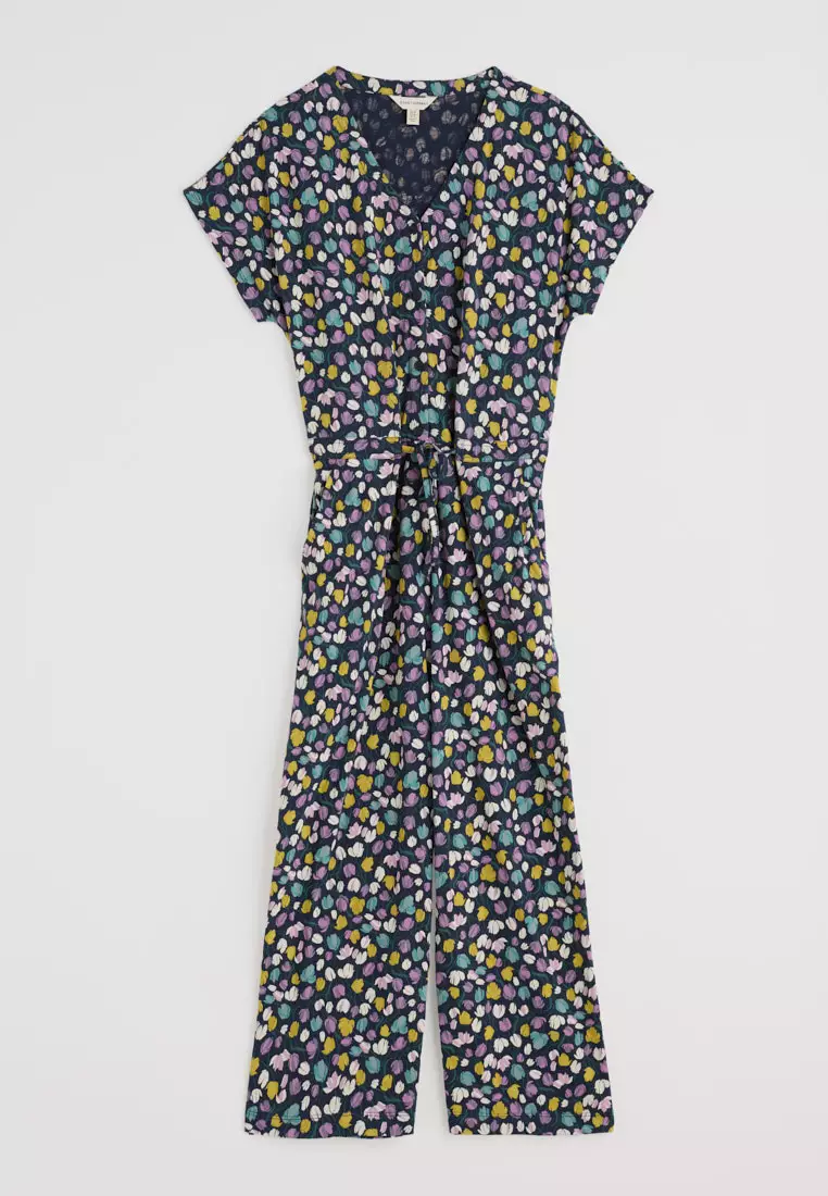 Buy Seasalt Cornwall Seasalt Cornwall Multi Rose Trellis Wide Leg ...